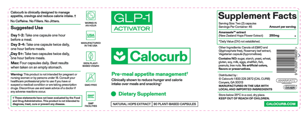 CALOCURB - GLP1 NATURAL ACTIVATOR – Lean Healthy Ageless